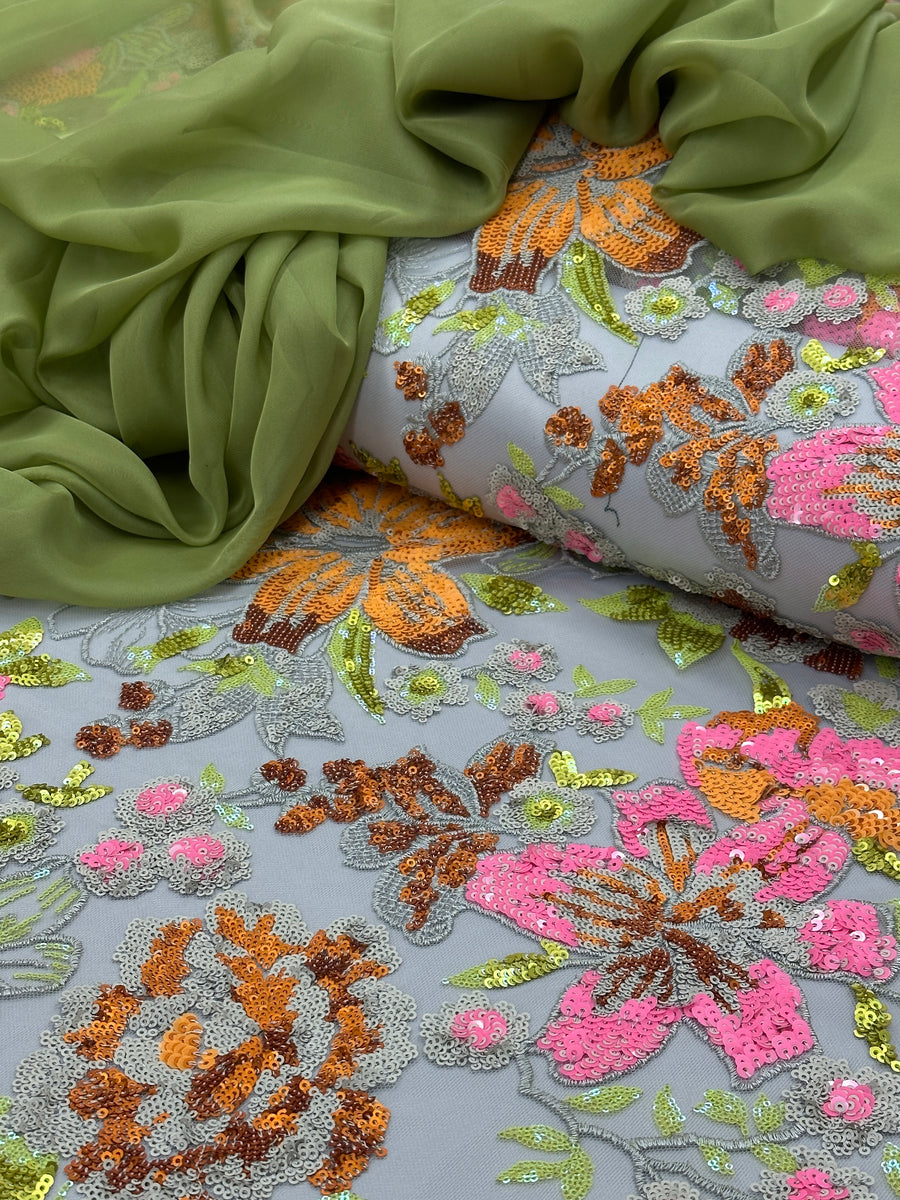 Summer Gardenia Laces – Moosas Fabrics