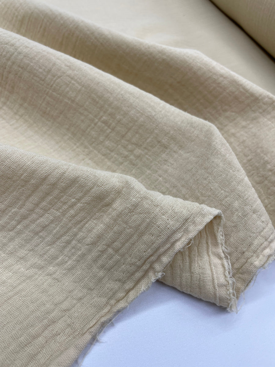 Muslin - Buttercream – Moosas Fabrics